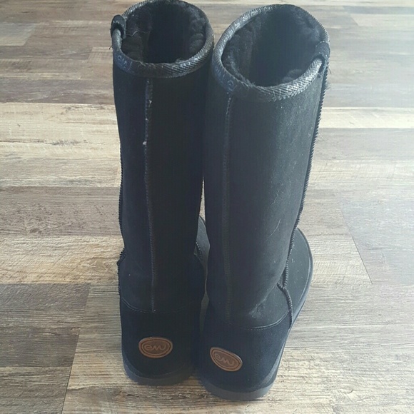 Emu | Shoes | Emu Australia Black Suede Winter Women Boots | Poshmark